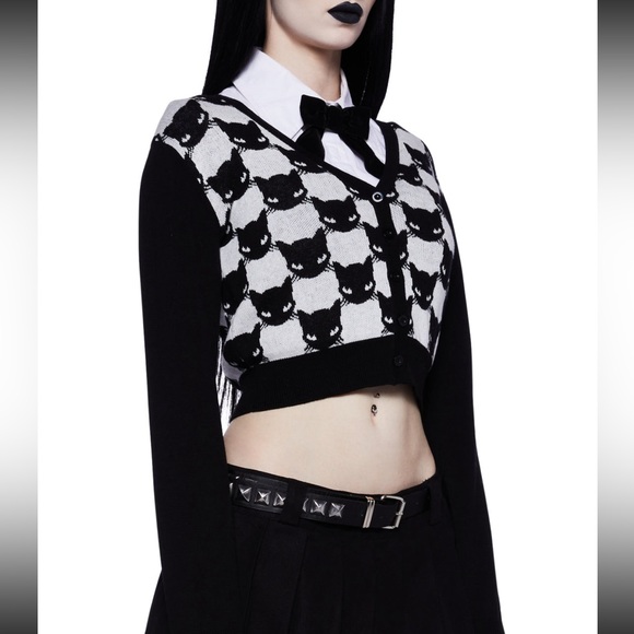Dolls Kill | Sweaters | Dolls Kill X Emily The Strange Cardigan | Poshmark